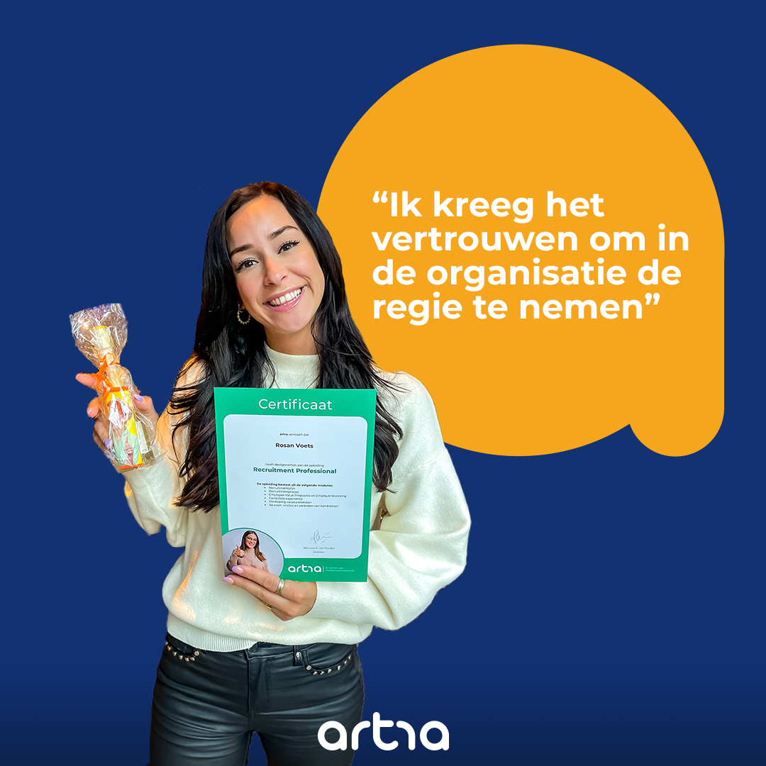 Zo ervaarde Rosan de Recruitment Professional | artra